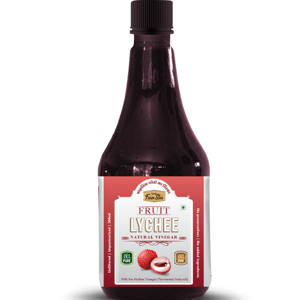 Lychee Natural Vinegar | Fermented, Raw, Unfiltered Litchi Vinegar ...