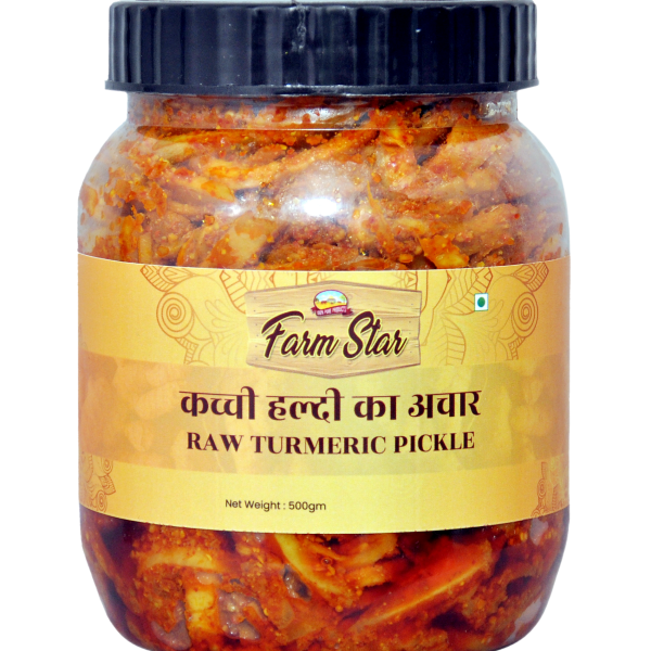 RAW TURMERIC PICKLE – KACHI HALDI KA ACHAR (500gm) | Farm-Star